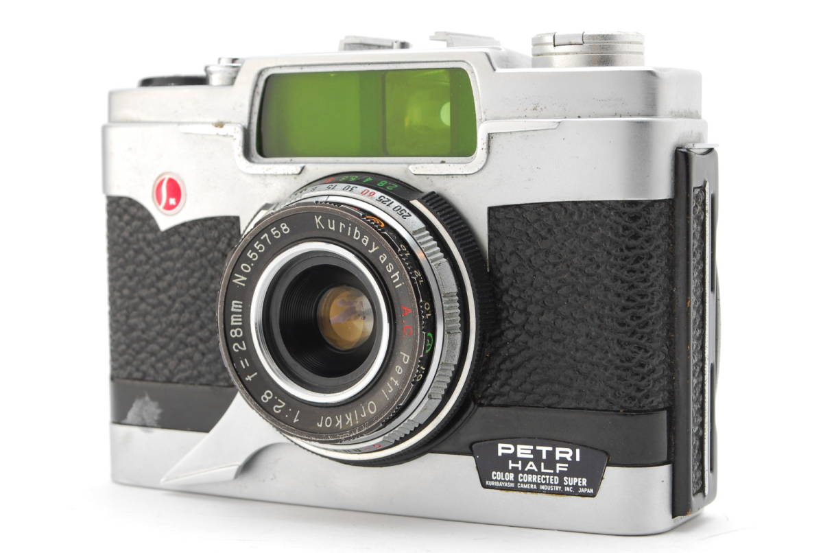 PETRI HALF コンパクトフィルムカメラ orikkor 1:2.8 f=28mm ペトリハーフ ハーフカメラ 20-Y485 ...