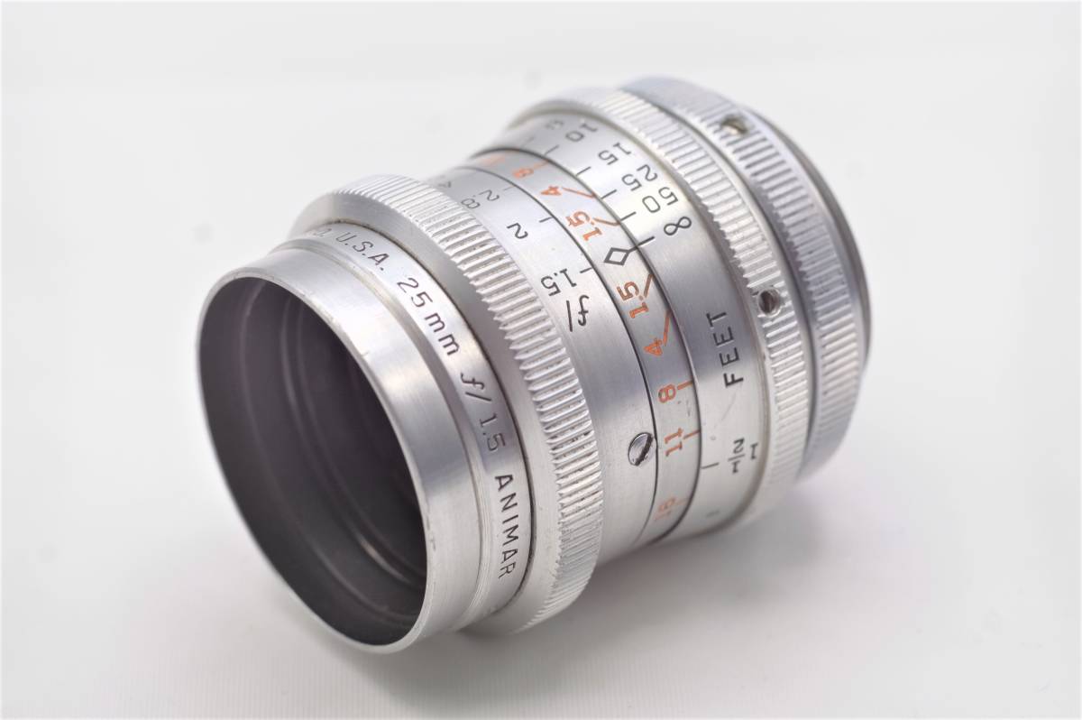 Cマウント BAUSCH ＆ LOMB 25mm F1.5 ANIMAR BALCOTE USA製 ボシュロム CINEレンズ(レンズ)｜売買 ...