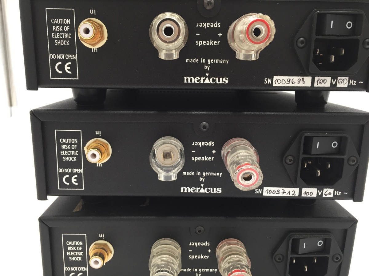MERACUS メラカス パワーアンプ 3点セット SCENIO 1 まとめ売り品 0117 3(アンプ)｜売買されたオークション情報 ...