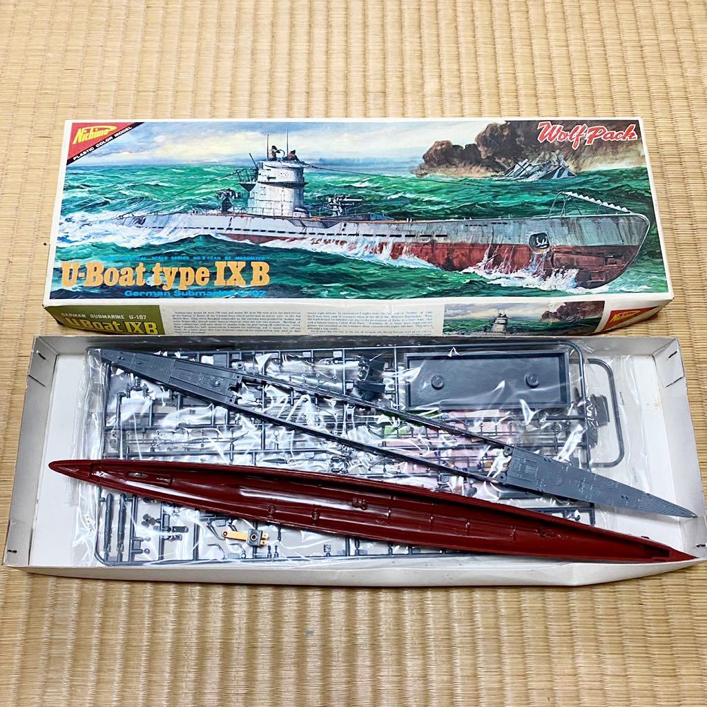 NICHIMO ニチモ 1/200 U-BOAT Type IX-B U-107 ユーボート 当時物 絶版 品 現状販売 / ビンテージ ...