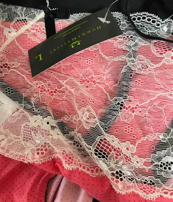 6001 L メンズランジェリー メンズ下着テディ 訳あり エロかわ男性用テディ セクシー男性レオタード Hommemystereオムマイス ...
