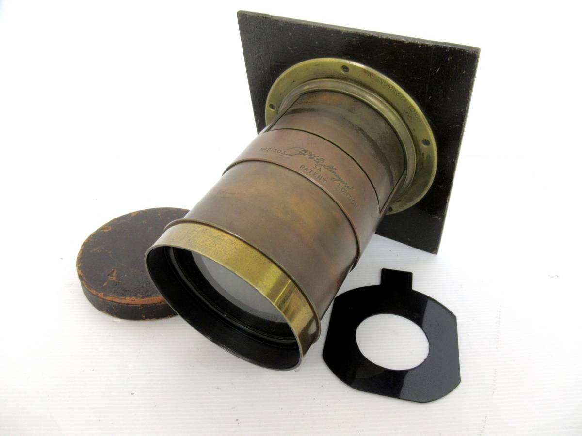 J.H.Dallmeyer 子③063//3A LONDON PATENT No91303/絞り板1枚付属(大判、中判カメラ用)｜売買された ...