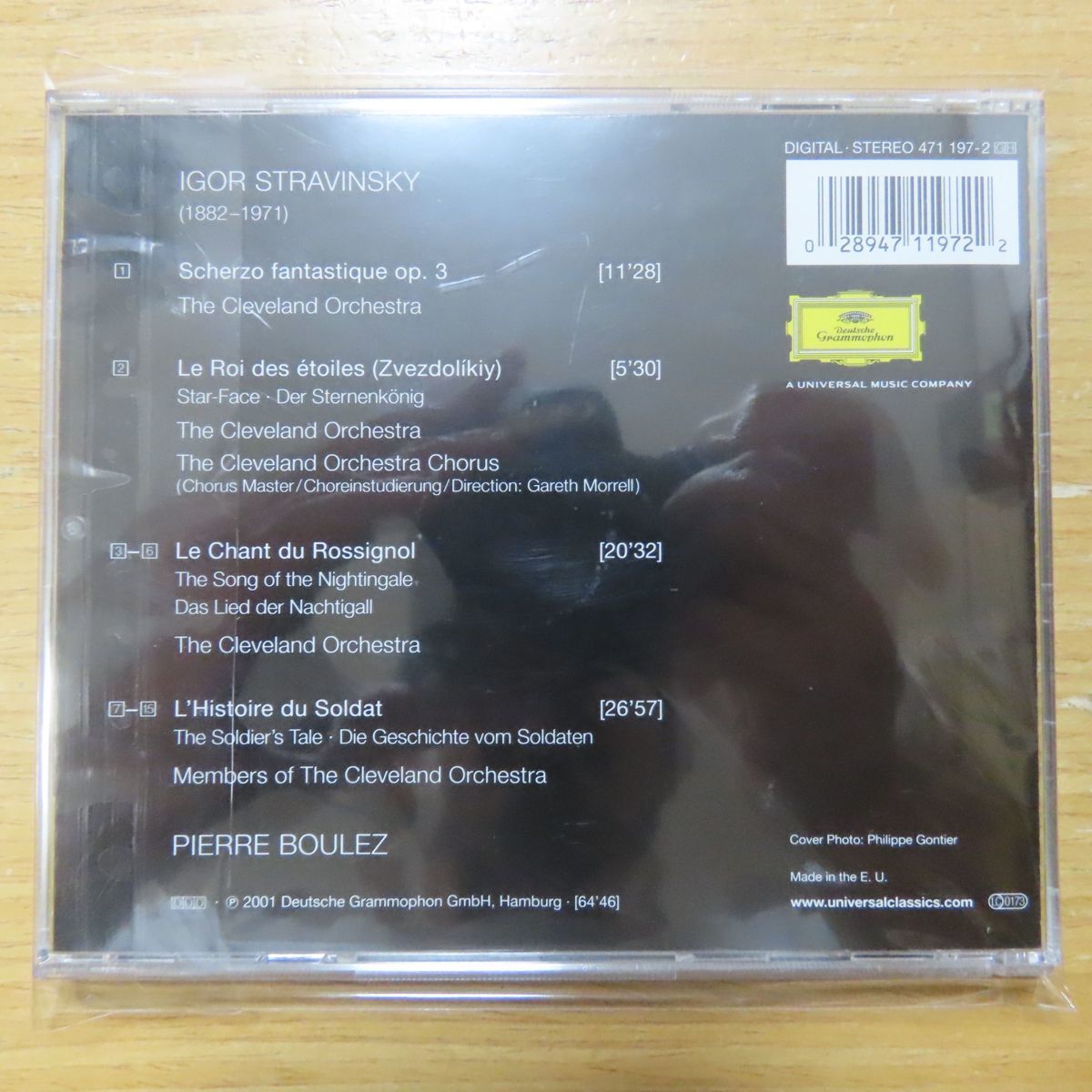 028947119722; CD BOULEZ / STRAVINSKY: LE CHANT DU ROSSIGNO; etc.(クラシック ...