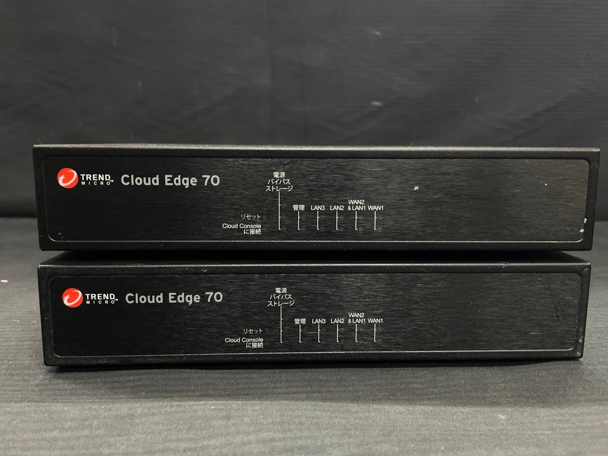 TREND MICRO/トレンドマイクロ Cloud Edge 70S CE70S 2台セット(イーサネットハブ)｜売買されたオークション情報、yahooの商品情報をアーカイブ公開 ...