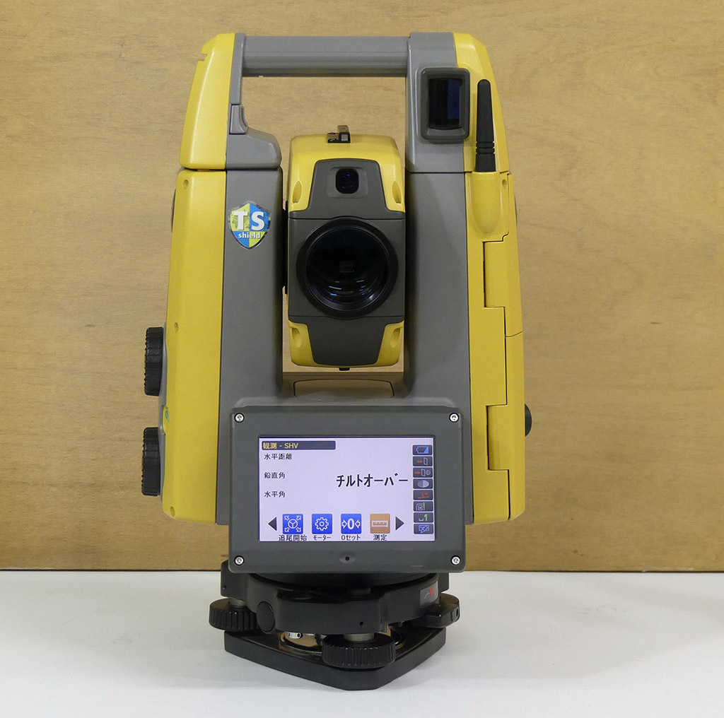 TOPCON GT-1005 RC-5A トプコン 自動追尾トータルステーション リモコン プリズム 三脚 付属 現状渡し 測量 〇 ...