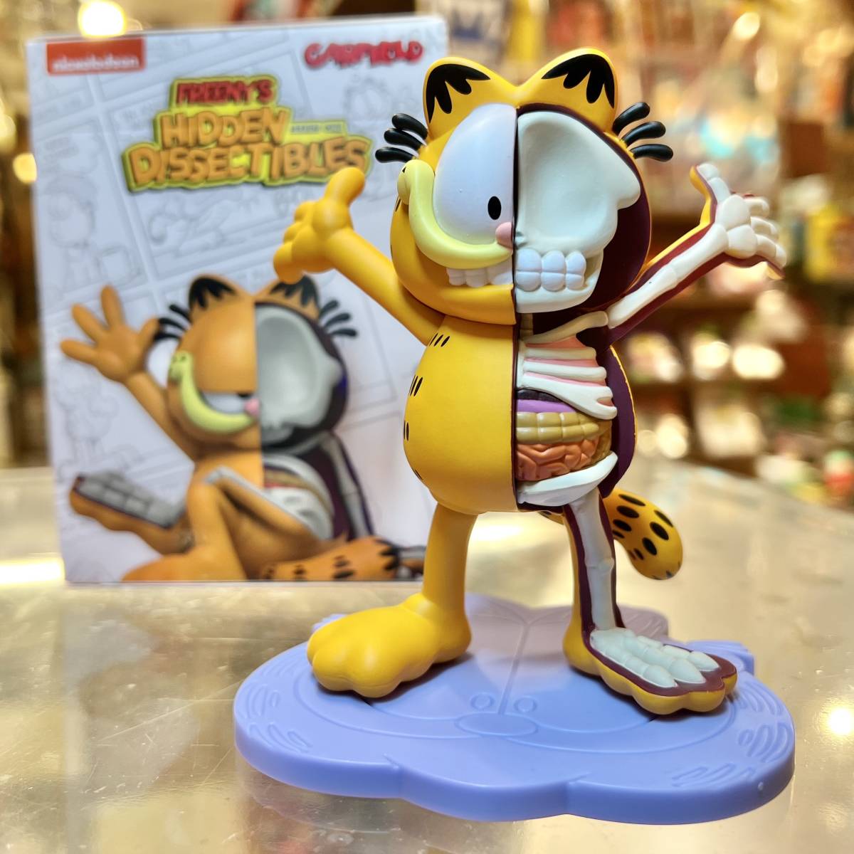 Mighty Jaxx Freeny's Hidden Dissectible GARFIELD ガーフィールド 解剖 フィギュア 開封済み1 ...