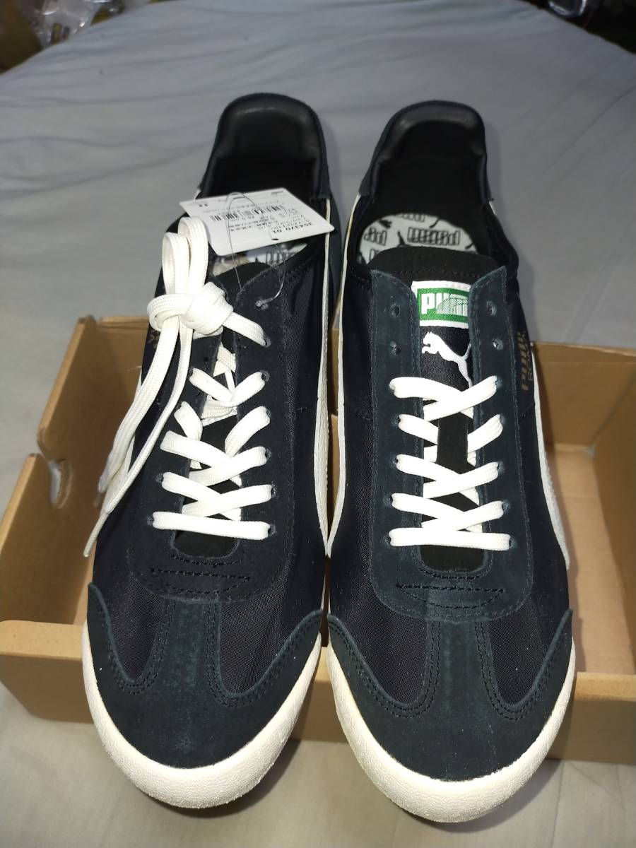 PUMA ROMA SLIM NYLON プーマ ローマ スリム ナイロン BLACK/WHITE 354370-01 26.5CM(26 ...