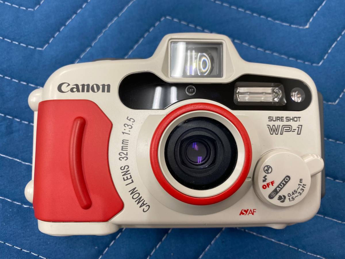 キヤノン Canon SURE SHOT WP-1 防水 水中カメラ 32mm F3.5 フィルム コンパクトカメラ とても(コンパクトカメラ ...