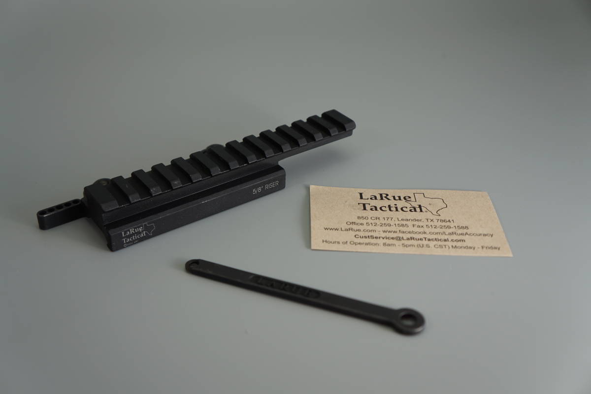 LaRue Tactical LT101 5/8 Picatinny Riser Mount Leupold PEQ PVS PSQ ...