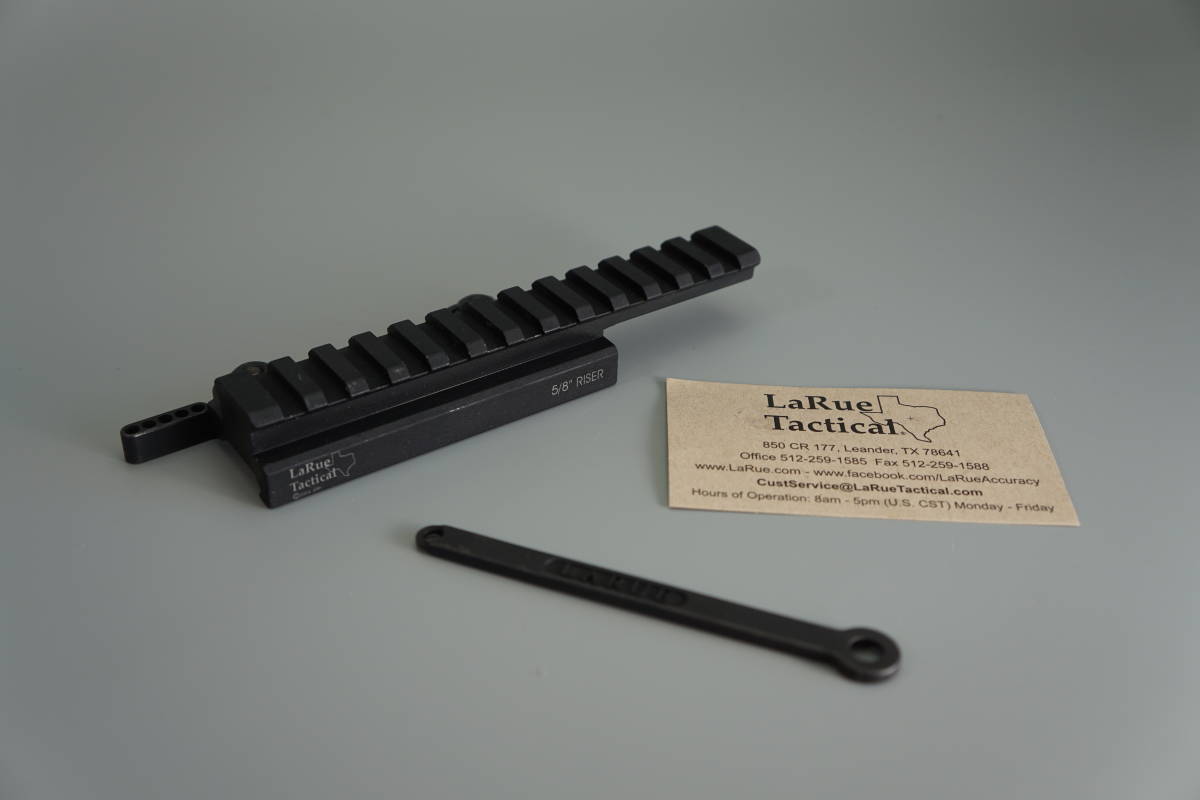 LaRue Tactical LT101 5/8 Picatinny Riser Mount Leupold PEQ PVS PSQ ...