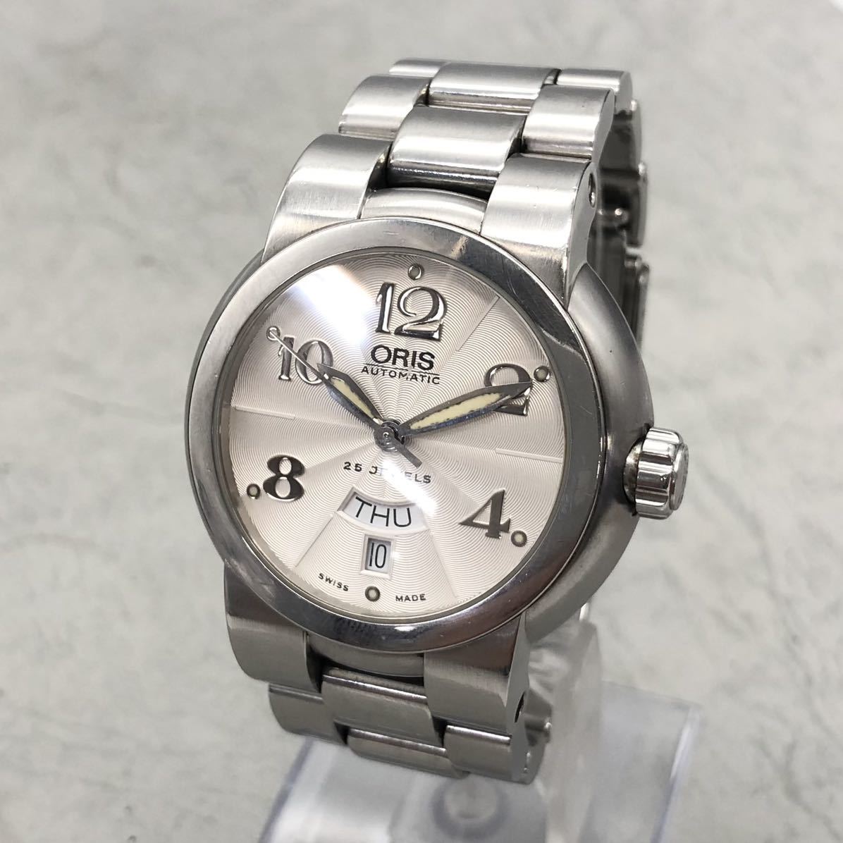 FN5693Y 1000円スタート ORIS オリス 7517 メンズ 腕時計 デイデイト AUTOMATIC 自動巻 稼働品 ヴィンテージ ...