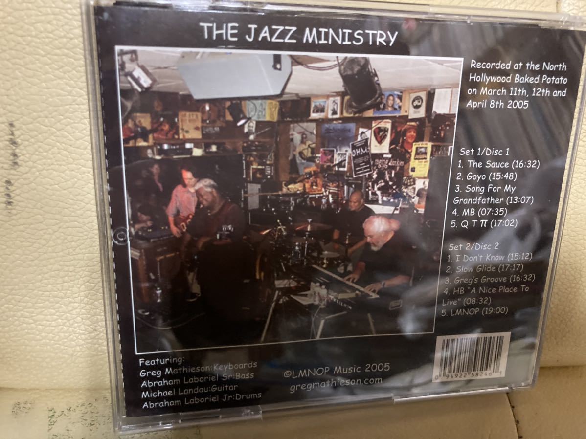 GREG MATHIESON 2枚組CD ANOTHER NIGHT AT THE BAKED POTATO 2005 JAZZ/FUSION ...
