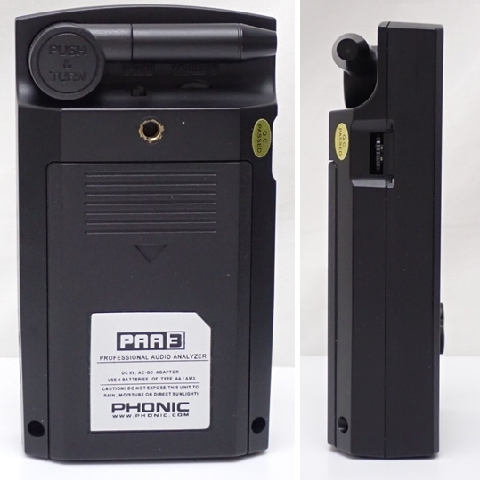 PHONIC/フォニック Handheld Audio Analyzer/オーディオアナライザー PAA3/USB2.0/ブラック/外箱 付属 ...
