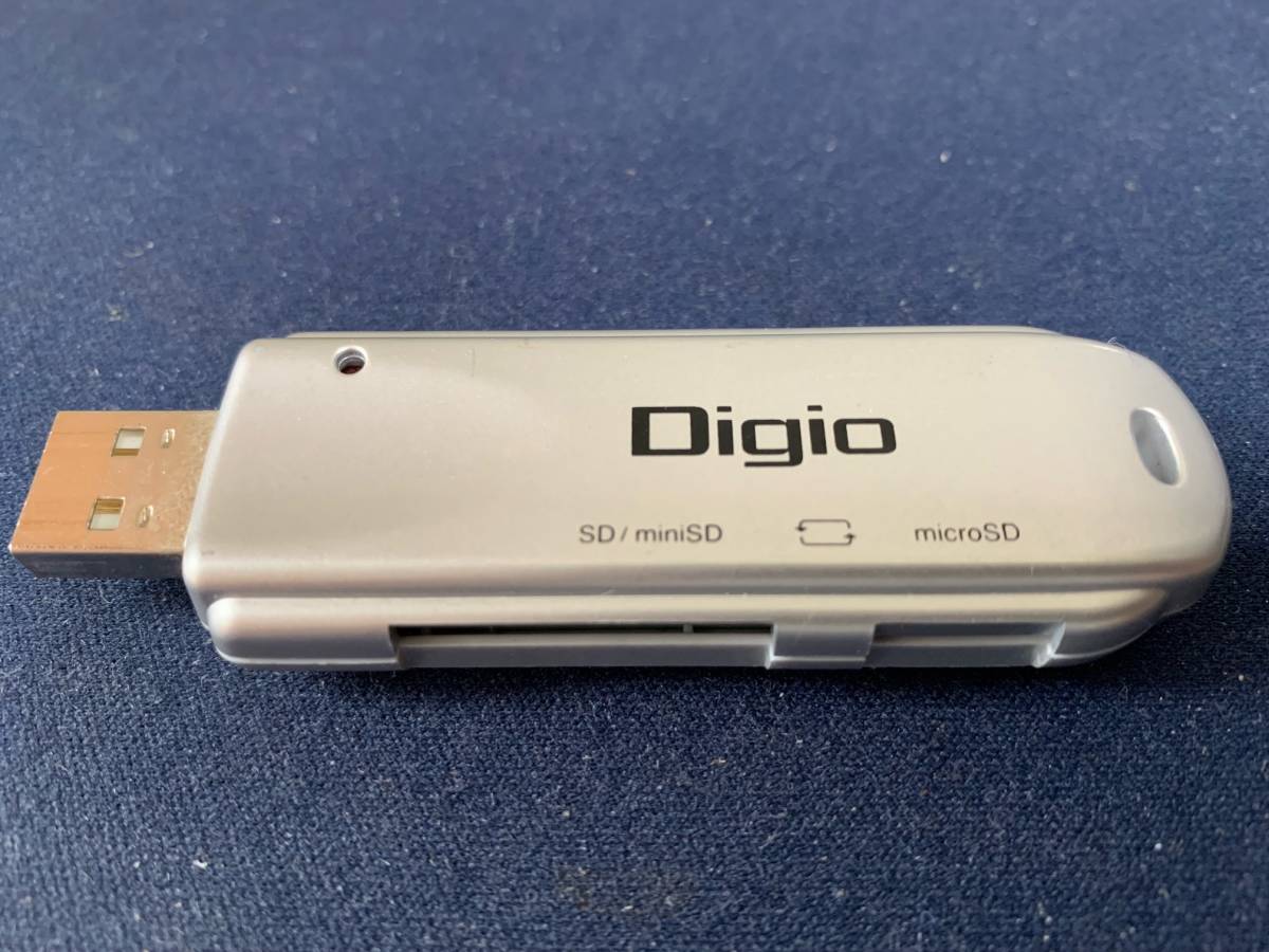 USB 2.0/1.1対応 SD + microSD カードリーダー / ライター Digio 品(USBタイプ)｜売買されたオークション情報、yahooの商品情報をアーカイブ公開 ...