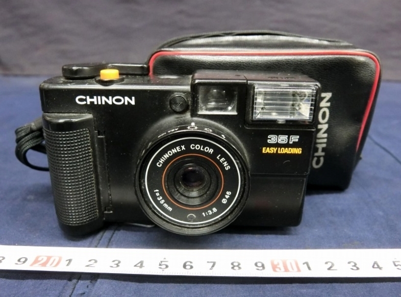 L3334 CHINON 35F チノン CHINONEX COLOR LENS 35㎜ 1:3.8 46 フィルムカメラ コンパクトカメラ ...