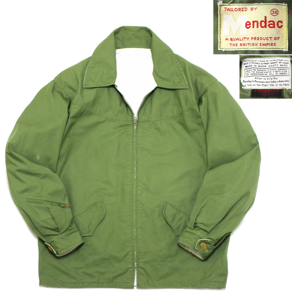 激レア 60's Mendac イギリス製 ビンテージ PHOBOTEX リバーシブル ダービー ジャケット RAF baracuta g9 ...