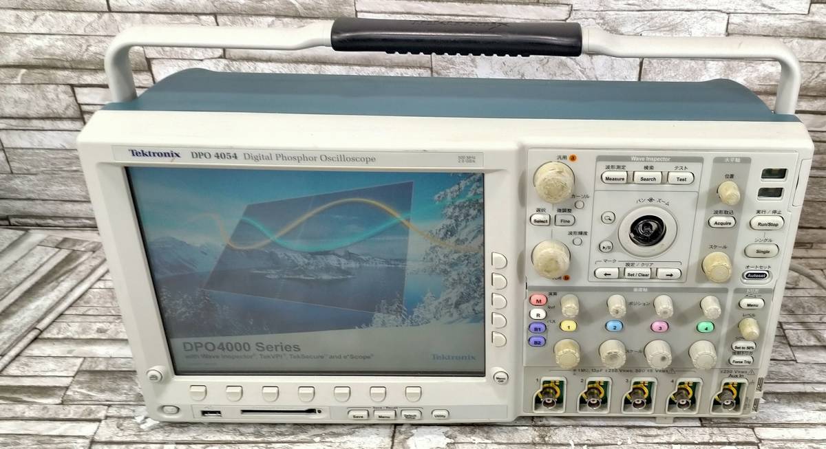 Tektronix DPO4054 OSCILLOSCOPE 500MHz 2.5GS/s(その他)｜売買されたオークション情報、yahooの ...