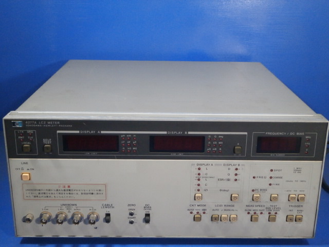 YHP 4277A LCZ METER(その他)｜売買されたオークション情報、yahooの商品情報をアーカイブ公開 - オークファン ...