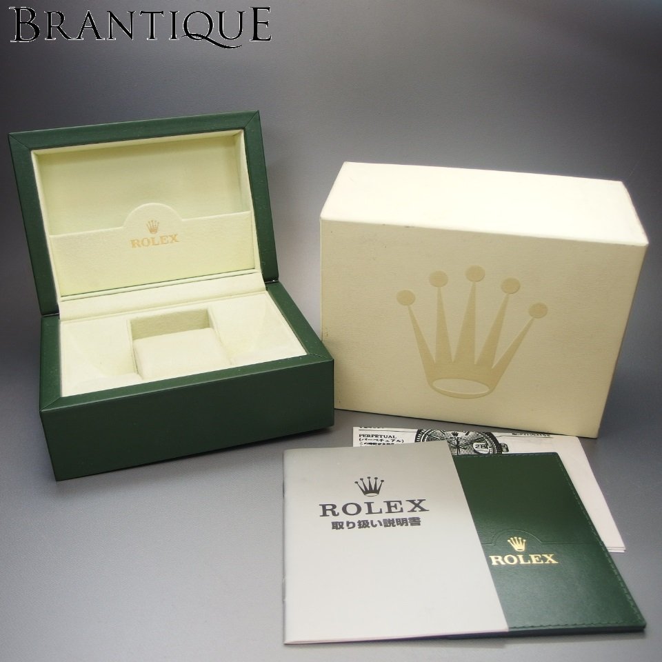 ROLEX ロレックス 純正BOX 空箱 外箱付き 取り扱い説明書+カードケース付 メンズ腕時計用 グリーン 18288(箱、保証書、付属品 ...