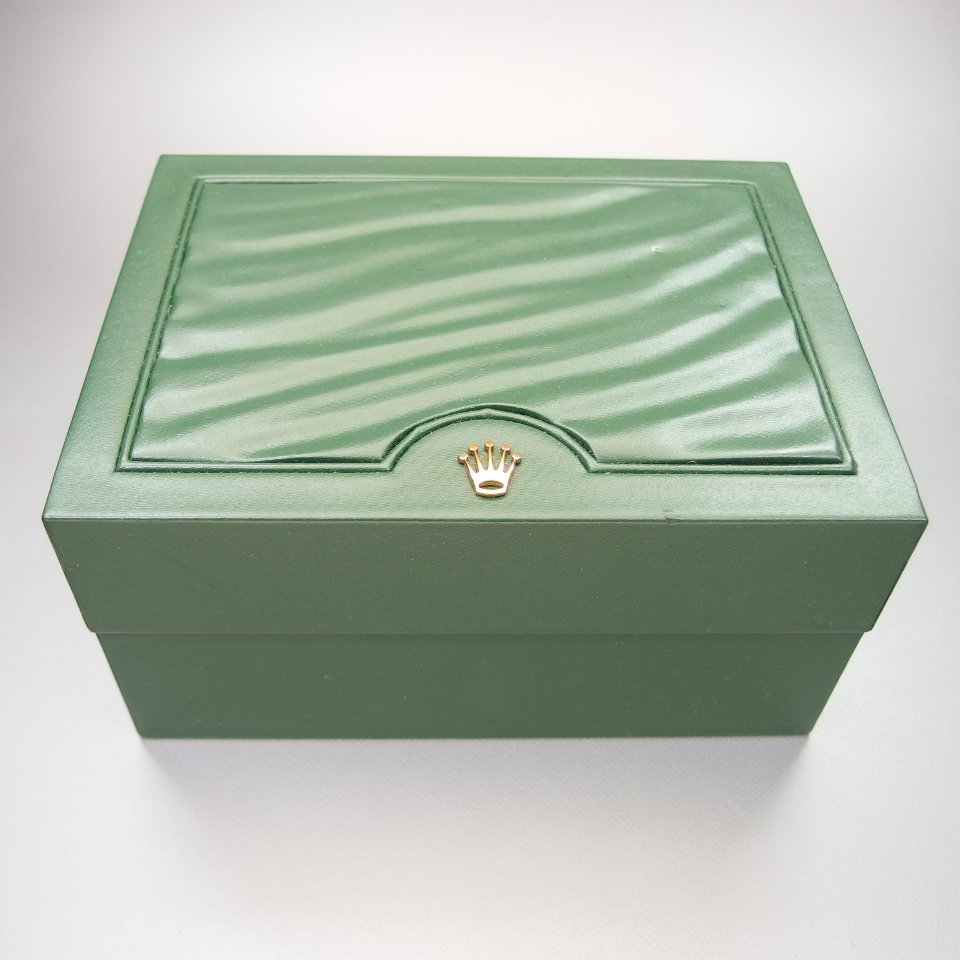 ROLEX ロレックス 純正BOX 空箱 外箱付き 取り扱い説明書+カードケース付 メンズ腕時計用 グリーン 18288(箱、保証書、付属品 ...