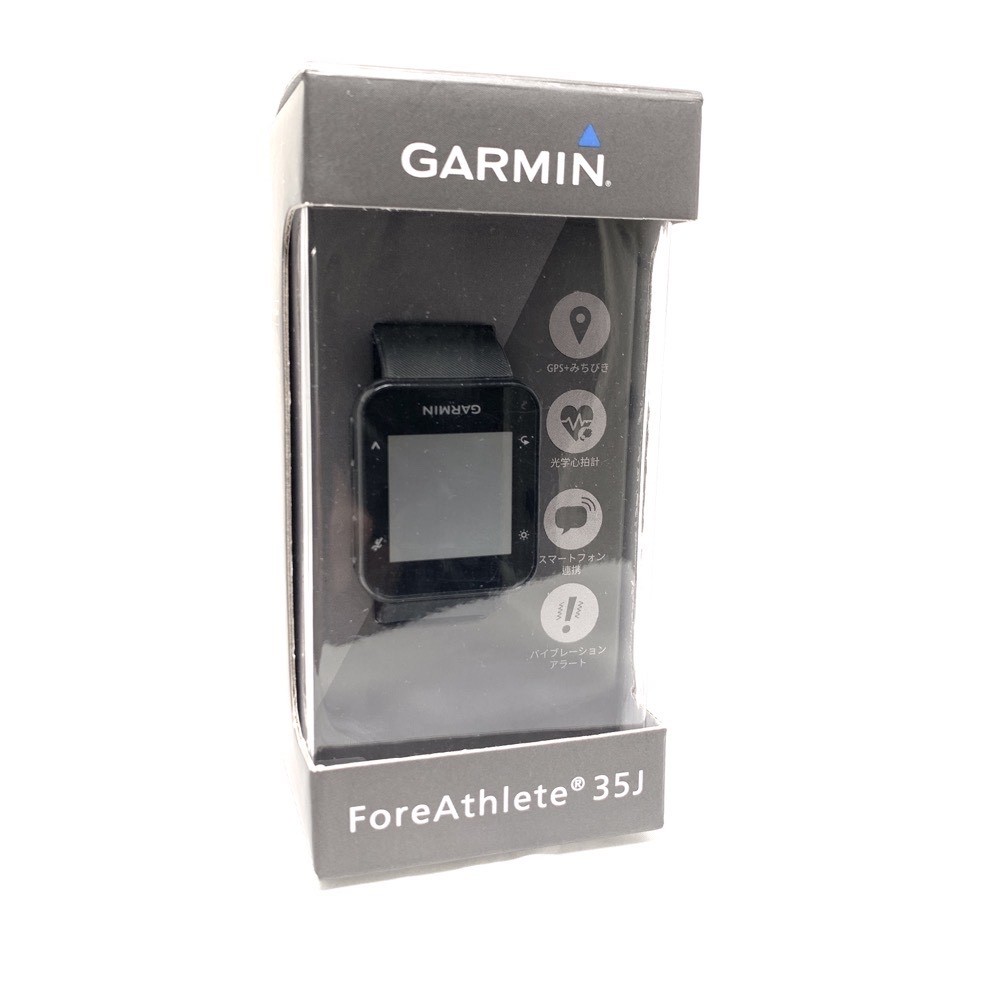Garmin ガーミン ランニングウォッチ ForeAthlete 35J ブラック スマートウォッチ/トレーニング/時計/心拍計/スマートフォン連携(スポーツ心拍計)｜売買されたオークション ...