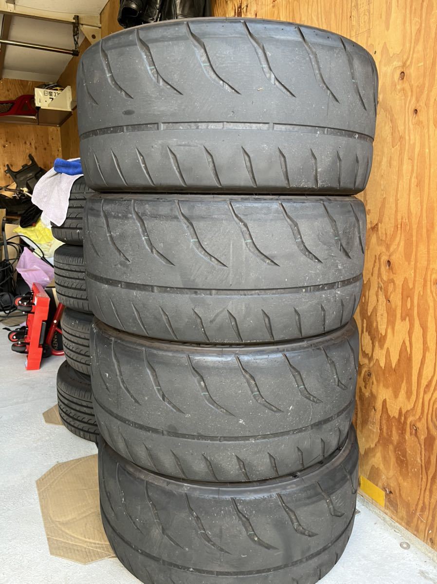 1円〜 TOYO R888R ドリフト drift 285/35/20インチ 4本セット バリ山 Sタイヤ R35 GTR GT-R トーヨー ...