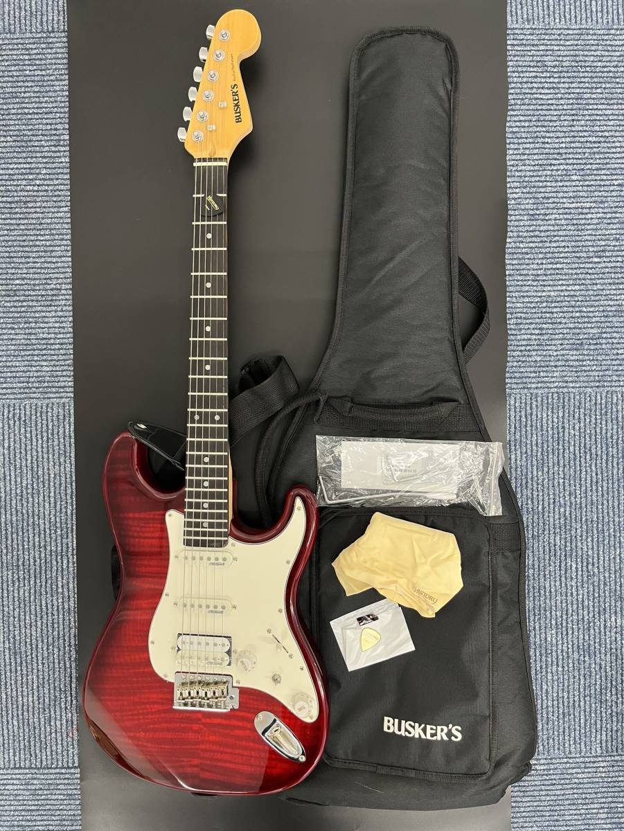 エレキギター BUSKERS ST-TYPE ストラトキャスタータイプ 赤 BST-2H A991(その他)｜売買されたオークション情報、yahooの商品情報をアーカイブ公開 - オークファン ...