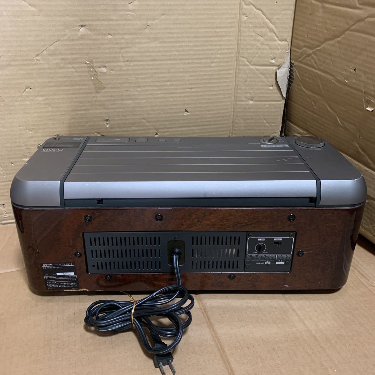 あ-3350 SONY ソニー CD NEW STEREO D-2010 CD ラジオ カセット 現状品(ラジカセ)｜売買されたオークション ...