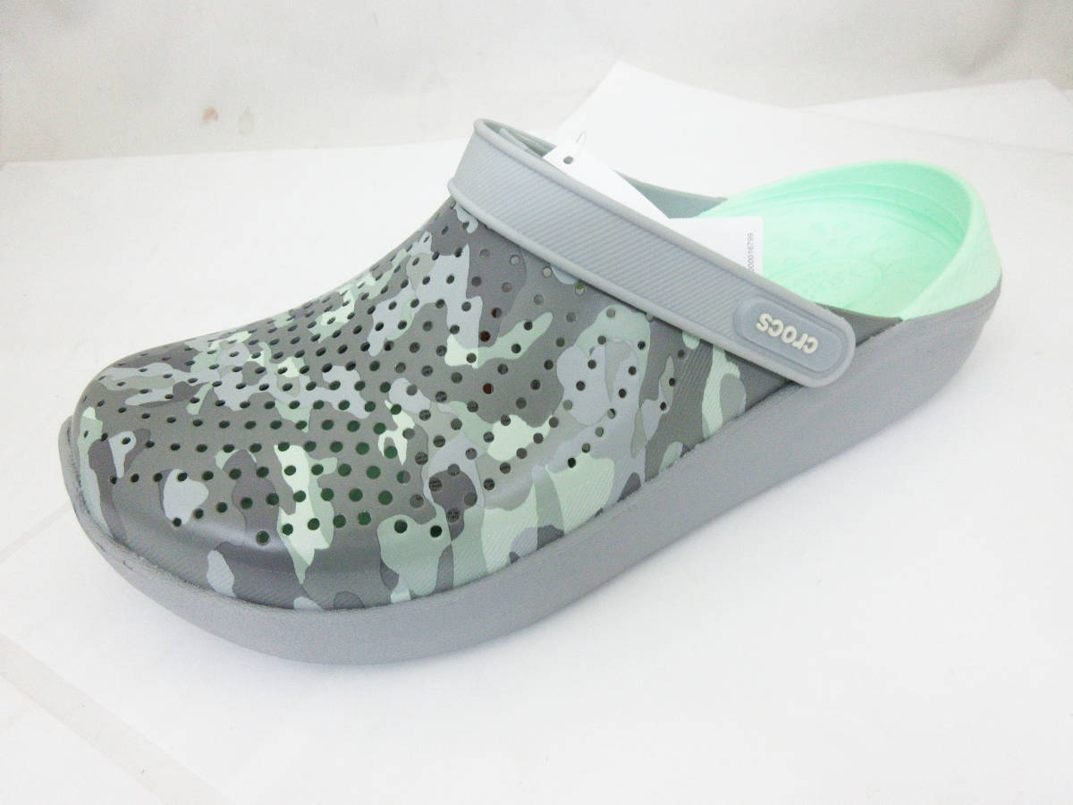 MA1176 クロックス ライトライド プリンテッド カモ クロッグ 27cm crocs literide printed camo ...