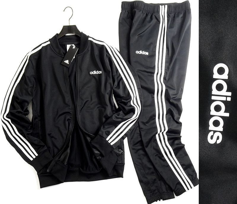adidas アディダス リサイクルトリコット トラックジャケット イージーパンツ トラックスーツ セットアップ DV2448 BK L ...