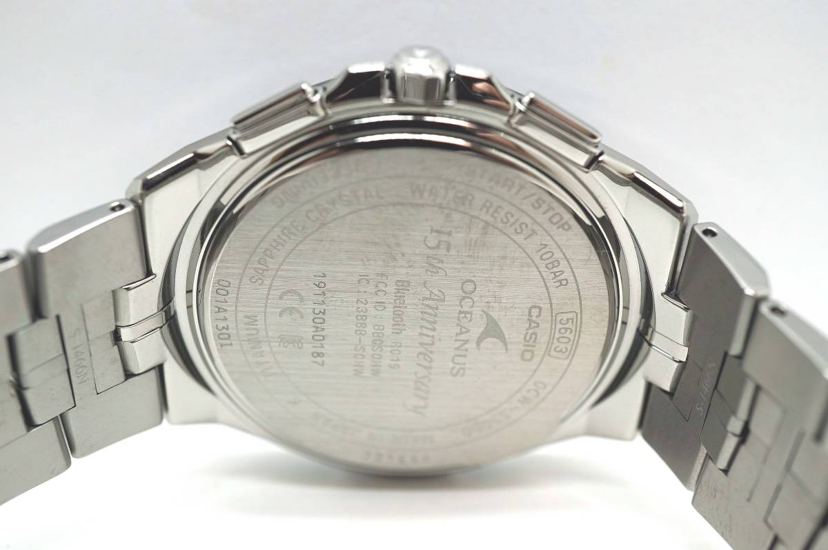 1円 15周年記念 1500本限定 CASIO OCEANUS Manta OCW-S5000C-1AJF オシアナス マンタ(OCEANUS ...