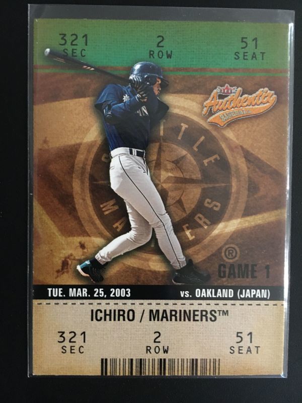 2003 Fleer Authentix #68 Ichiro MLB Seatle Mariners シアトル マリナーズ イチロー インサート(Fleer、Sky Box)｜売買された ...