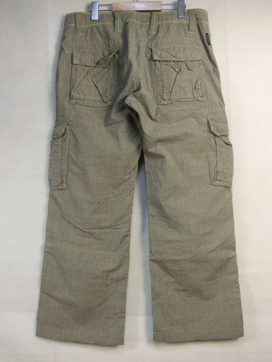 ARMANI JEANS アルマーニジーンズ チェックカーゴパンツ W32/E147(ボトムス)｜売買されたオークション情報、yahooの商品情報をアーカイブ公開 - オークファン ...