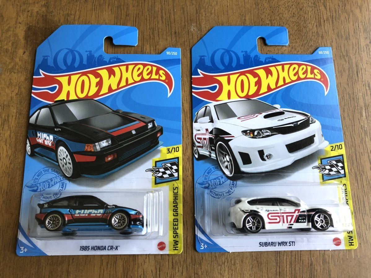ホットウィール 国産車 1985 ホンダ CR-X黒 & スバル WRX STI 2台セット／ ／Hot Wheels(乗用車)｜売買された ...