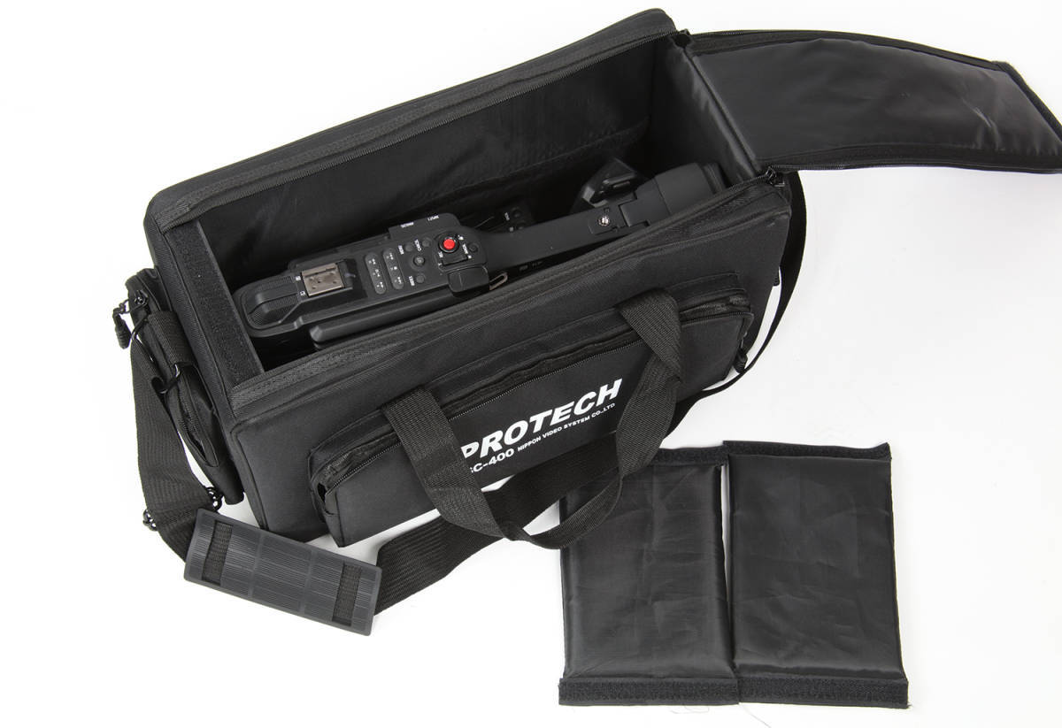 プロテック ソフトケース SC-400 カメラバッグ デジタルビデオカメラ PXW-X160 PXW-X180 PMW-160 HXR-NX3 HVR-Z5J DEV-3 AG-AC90 GY ...