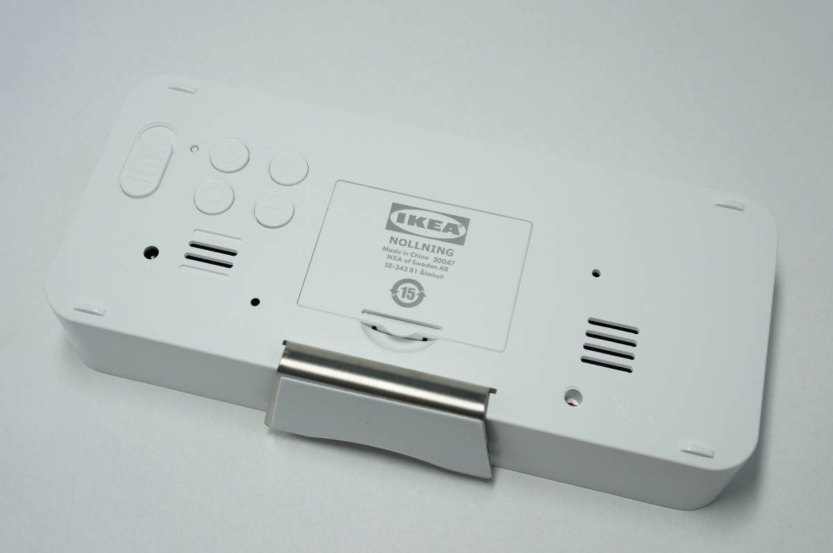IKEA イケア NOLLNING ノールニング デジタル置き時計 ホワイト(目覚し時計)｜売買されたオークション情報、yahooの商品情報を ...