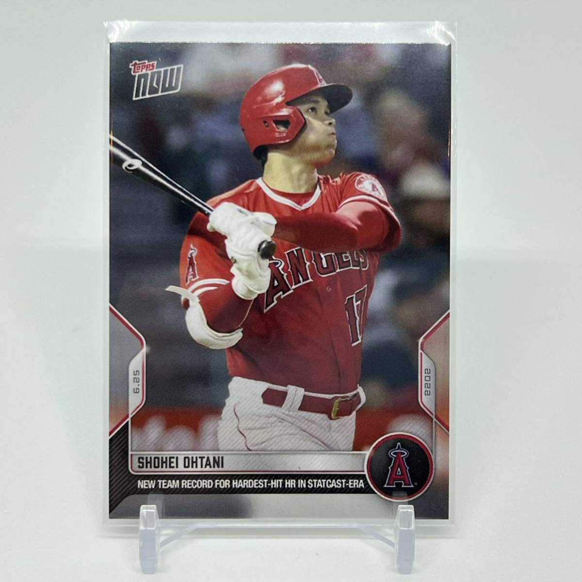 Shohei Ohtani 大谷翔平 2022 Topps Now #413 New Team Record For Hardest-Hit ...