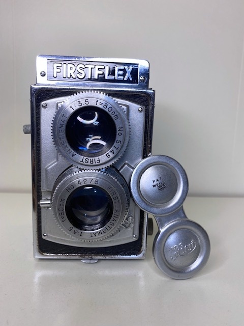 8-27 ジャンク品 常盤精機 ファーストフレックス FIRSTFLEX FIRST ANASTIGMAT 80mm F3.5 フィルムカメラ 2眼 レトロ(その他)｜売買されたオークション ...