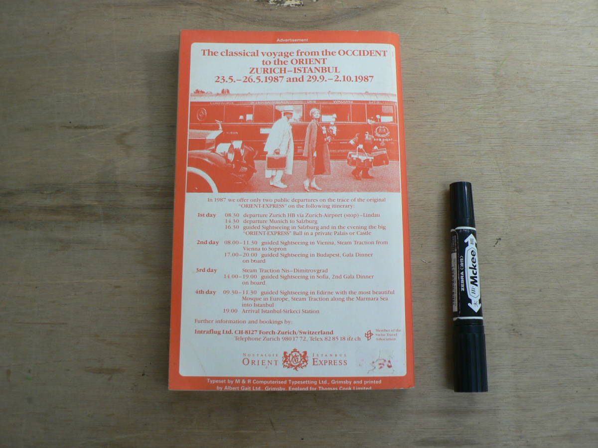 s ヨーロッパ時刻表 Thomas Cook Continental Timetable / January 1987 / トーマス クック ...