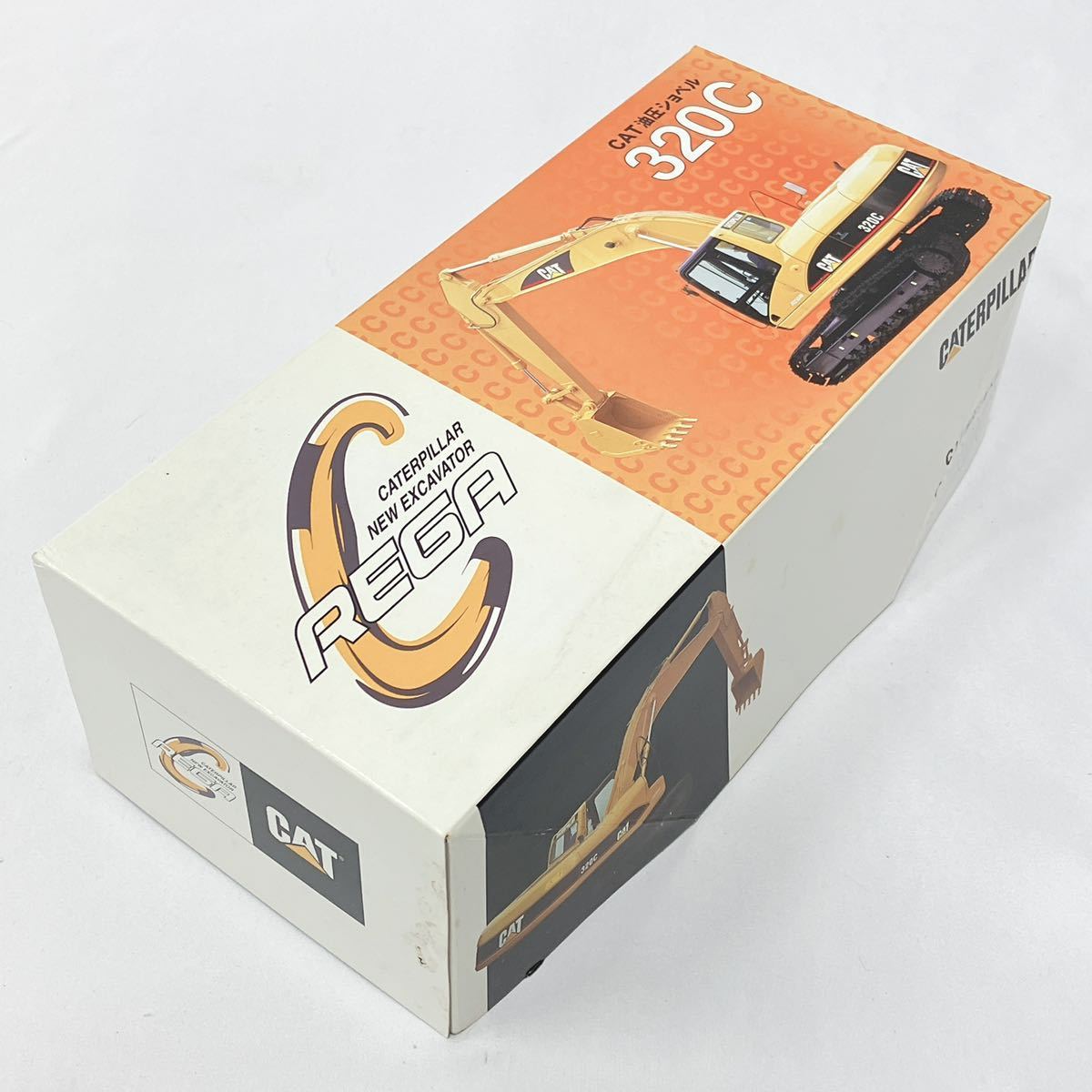CAT / 新キャタピラー三菱 油圧ショベル 320C REGA 建機ダイキャスト 1/40 ショベルカー R尼0806(建設車両、作業車 ...