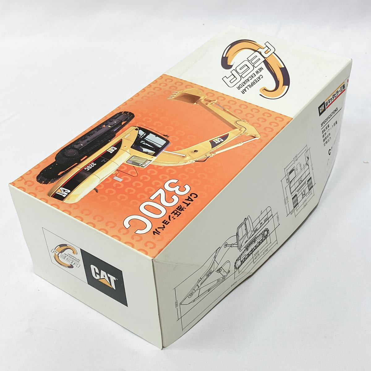 CAT / 新キャタピラー三菱 油圧ショベル 320C REGA 建機ダイキャスト 1/40 ショベルカー R尼0806(建設車両、作業車 ...