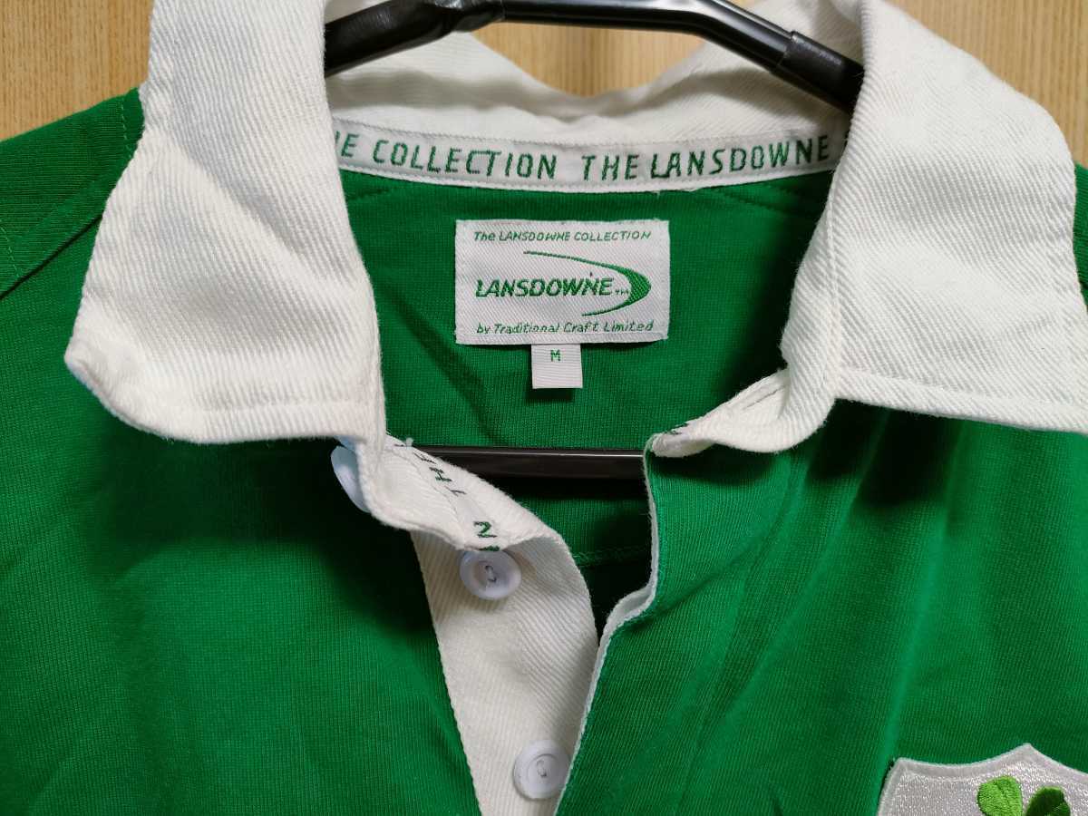Lansdowne IRELAND アイルランド ランズダウン ラガー シャツ 長袖 企業 ユニフォーム ラグビー ユニオンチーム ウエア ...