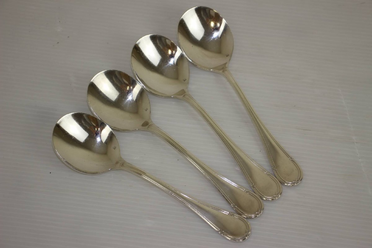 1円スタート G804 クリストフル スープスプーン 約17.5cm 4本(カトラリー)｜売買されたオークション情報、yahooの商品情報を ...