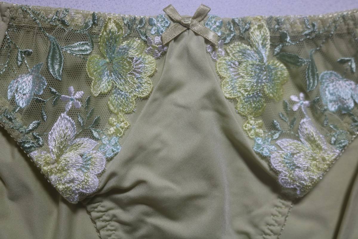 D75 L トリンプ AC003 カラフルな花柄刺繍 ブラ＆ショーツ グリーン(75)｜売買されたオークション情報、yahooの商品情報をアーカイブ公開 - オークファン（aucfan.com）