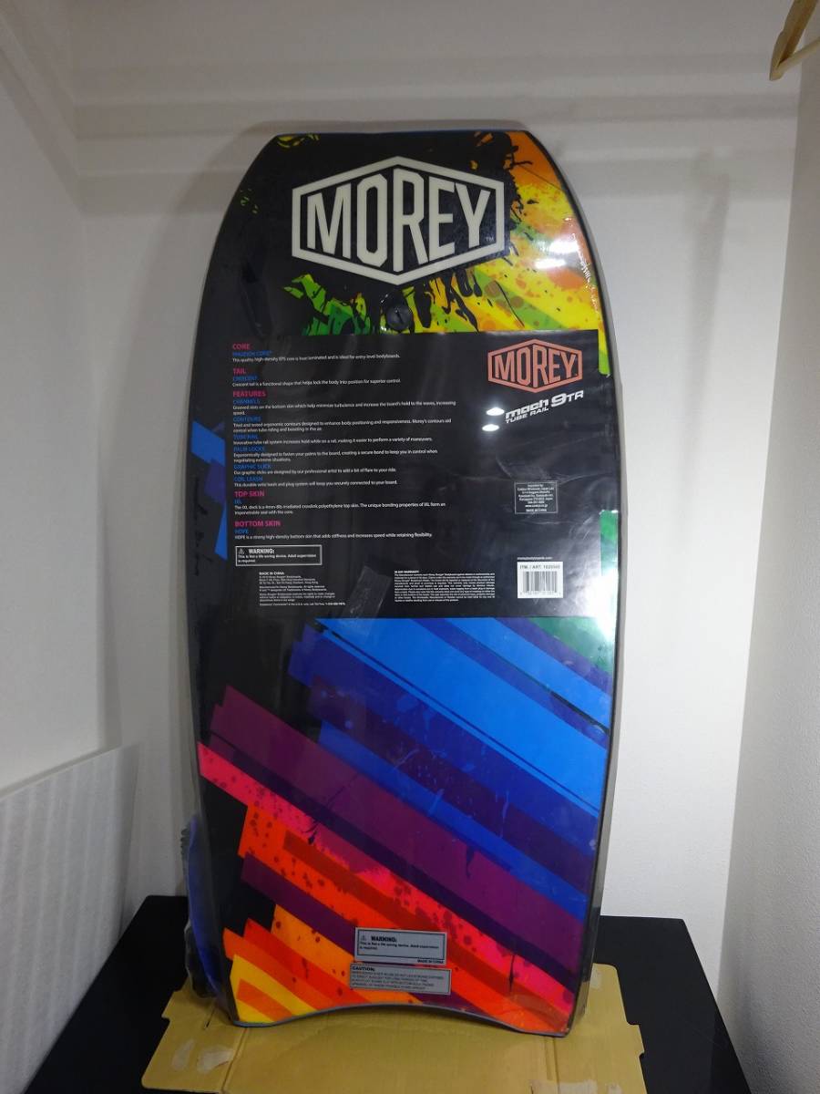 品 MOREY MACH 9TR モーレー ボディボード 42.5インチ リーシュ コード付 ブラック ブルー(ボード)｜売買された ...