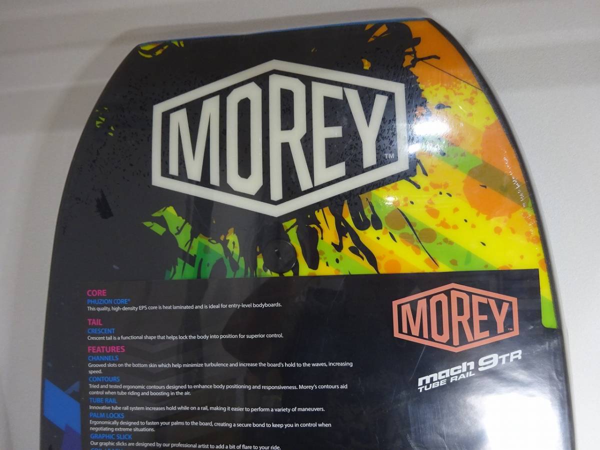 品 MOREY MACH 9TR モーレー ボディボード 42.5インチ リーシュ コード付 ブラック ブルー(ボード)｜売買された ...