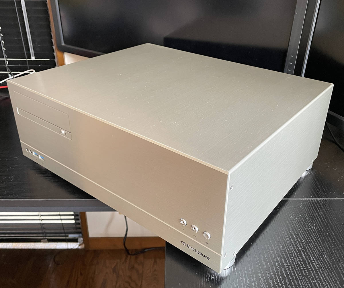 Abee AS Enclosure LP210 micro ATXケース 横置き アルミケース HTPCスタイル(Micro ATX)｜売買さ ...