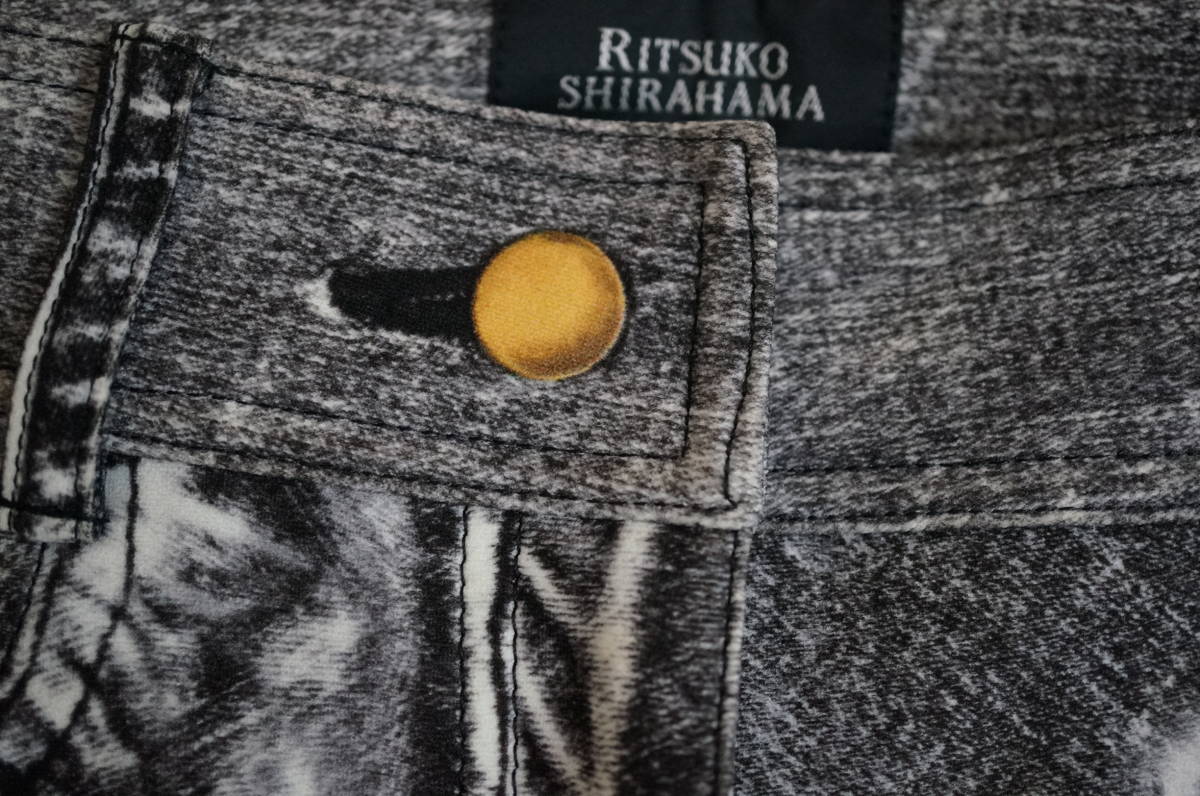 2サイズ｜タグ付き 定価28350｜リツコシラハマ RITSUKO SHIRAHAMA｜フェイクデニムパンツ ストレッチ レディース 日本製 ボトムス(Mサイズ)｜売買されたオークション情報 ...