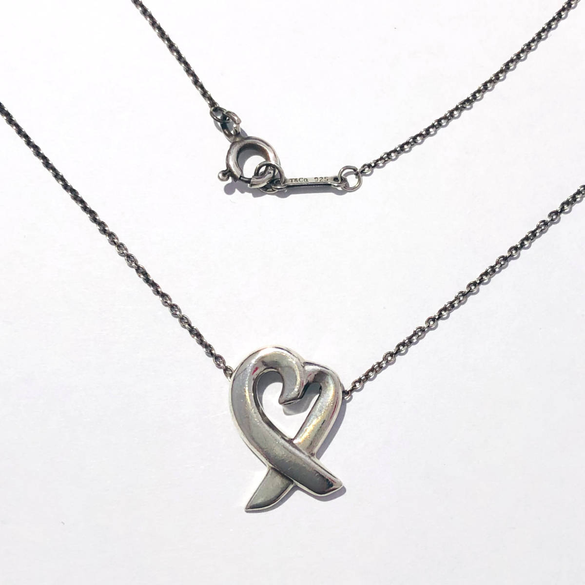 神102-27 ティファニー TIFFANY &Co. ラビングハート ネックレス 925 シルバー レディース アクセサリー ペンダント パロマピカソ(その他)｜売買されたオークション情報 ...