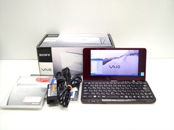 JS22 現状品 SONY ソニー VAIO VGN-P61S Windows XP ガーネットレッド 初期化済み マイクロオフィス 2007付き(ソニー)｜売買されたオークション情報 ...